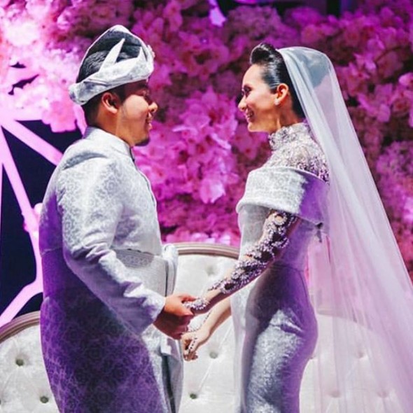 Gambar Sekitar Majlis Resepsi Marsha Milan, Suami