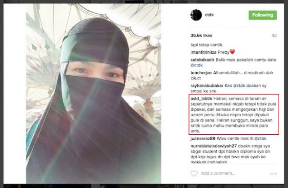 Siti Nurhaliza Jawab Peminat Kritik Dirinya Berniqab Di Mekah