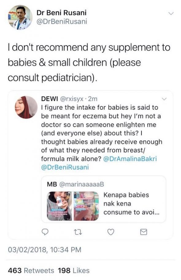 Suplemen Untuk Bayi, Neelofa Dikritik Ramai
