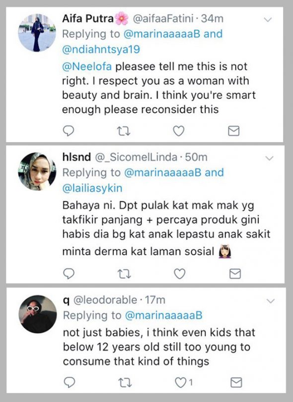 Suplemen Untuk Bayi, Neelofa Dikritik Ramai