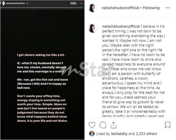 Padam Gambar Suami, Rumahtangga Natasha Hudson Bermasalah?