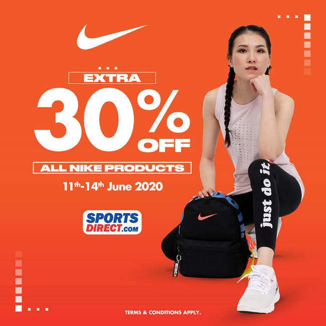 Dia Buat Lagi, Sports Direct Kasi Diskaun Kaw-kaw Untuk Jenama NIKE!