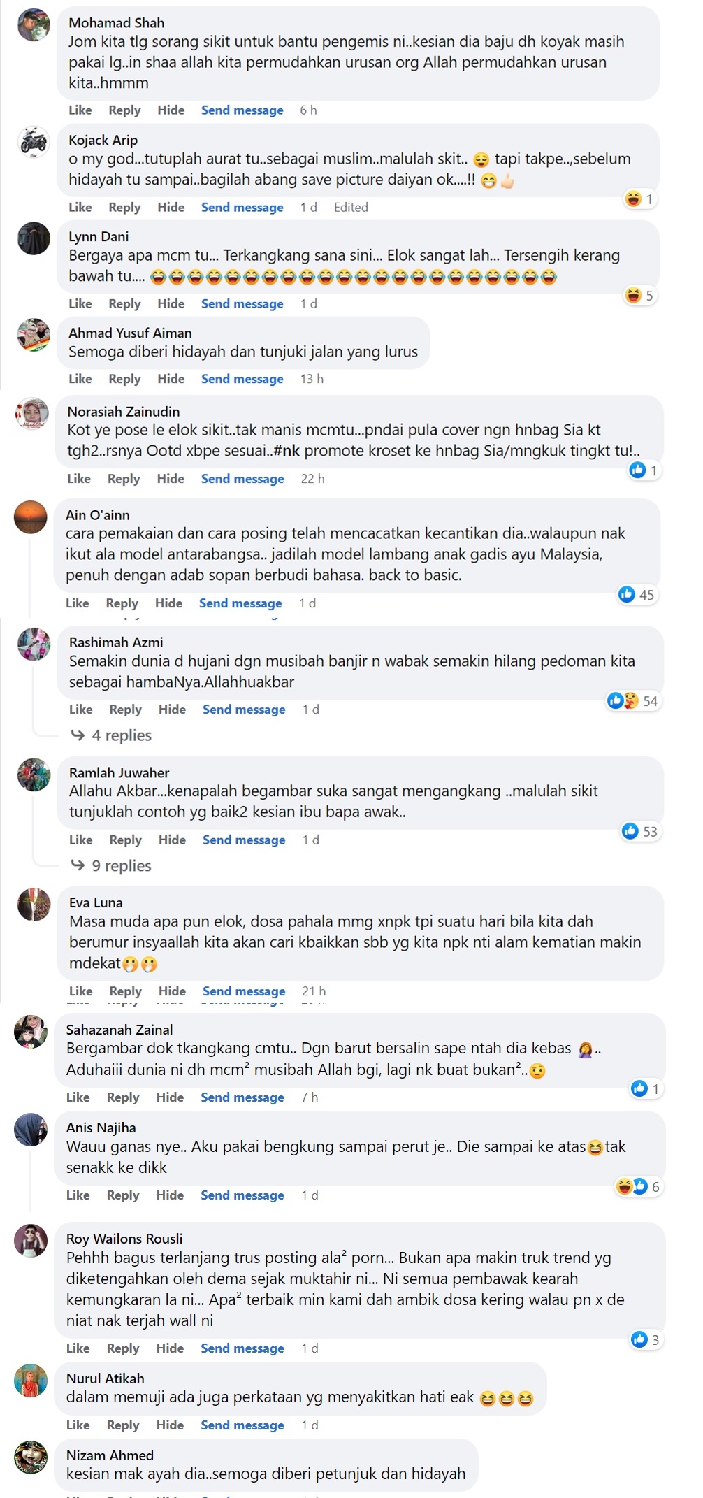 Netizen Tak Senang Tengok Daiyan Trisha Terkangkang, Pakai Korset