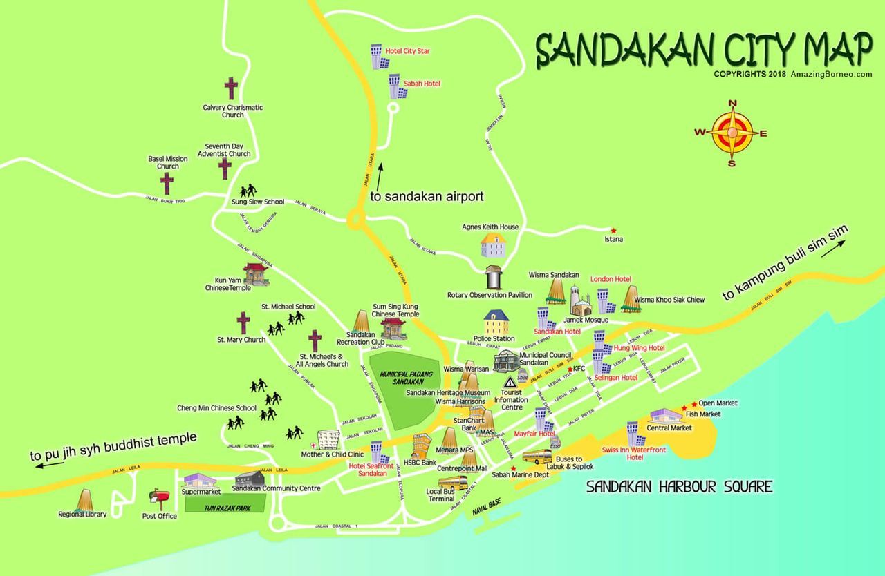 #SeeEatFood Trail Fun Map & ‘Hidden Gem’ Di Sandakan, Sabah Satu ...