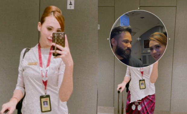 Tular Gambar Berdua, Kekasih Sharnaaz Ahmad Pramugari?