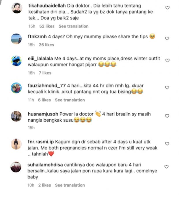 Baru 4 Hari Bersalin, Dr Amalina Dah Bawa Anak Jalan-Jalan