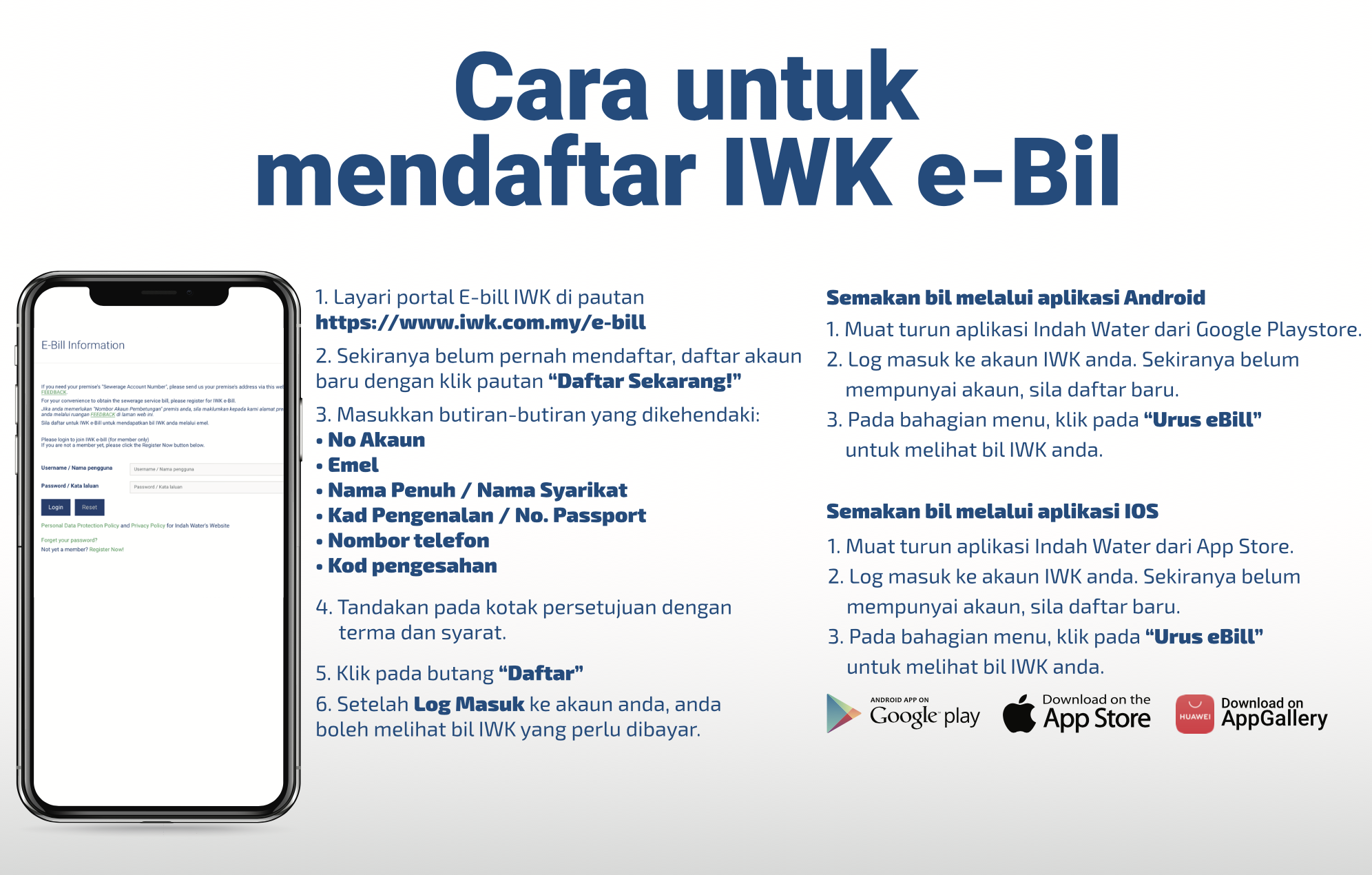Bayar Bil IWK Dengan e-bil Jer! Cepat Pun Cepat, Jimat Masa & Tenaga Juga