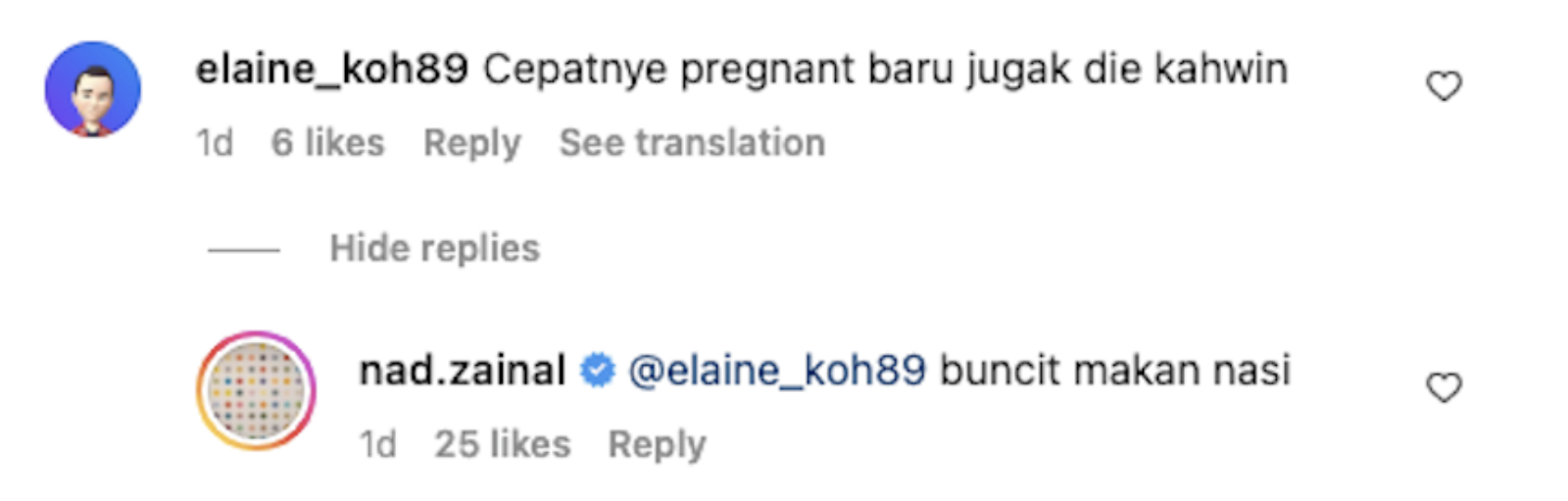 "Cepatnya, Baru Je Kahwin” - Nampak ‘Baby Bump’, Netizen Dakwa Nad Zainal Hamil?