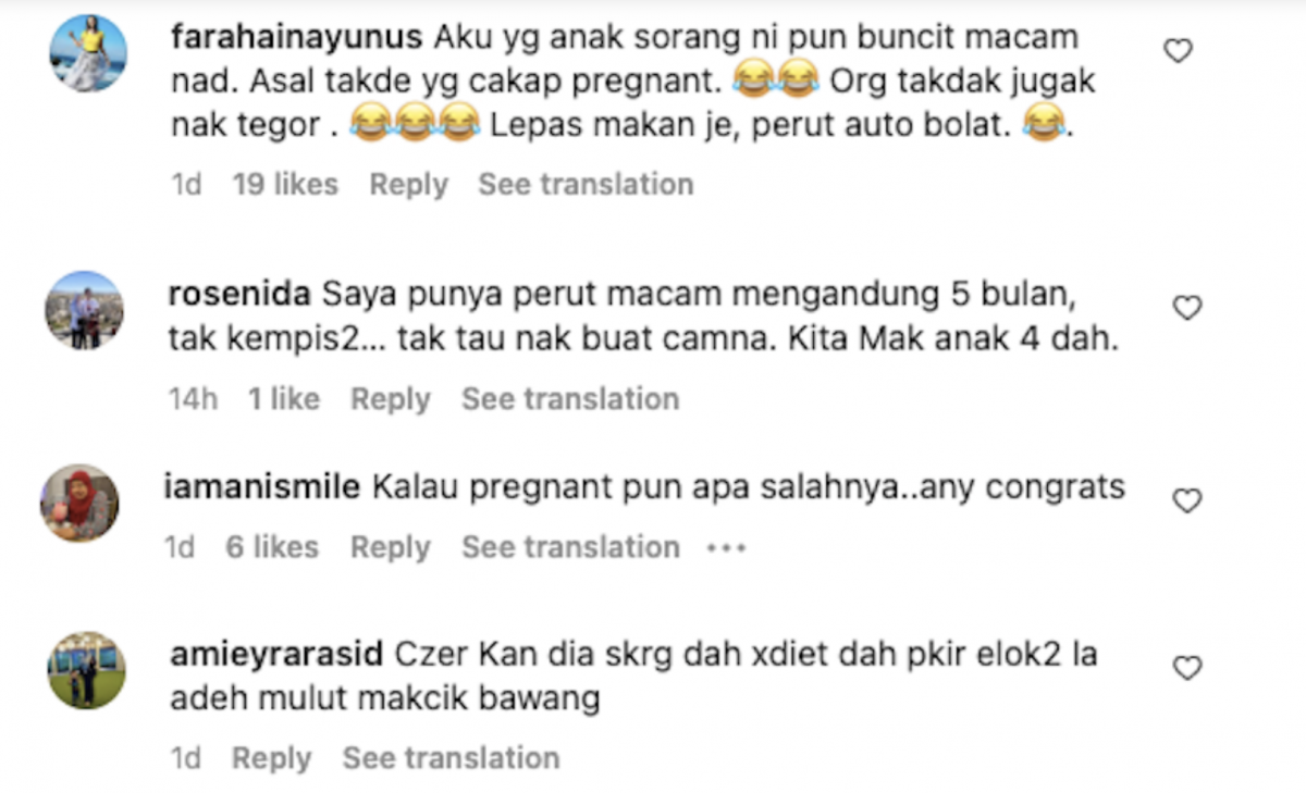 "Cepatnya, Baru Je Kahwin” - Nampak ‘Baby Bump’, Netizen Dakwa Nad Zainal Hamil?