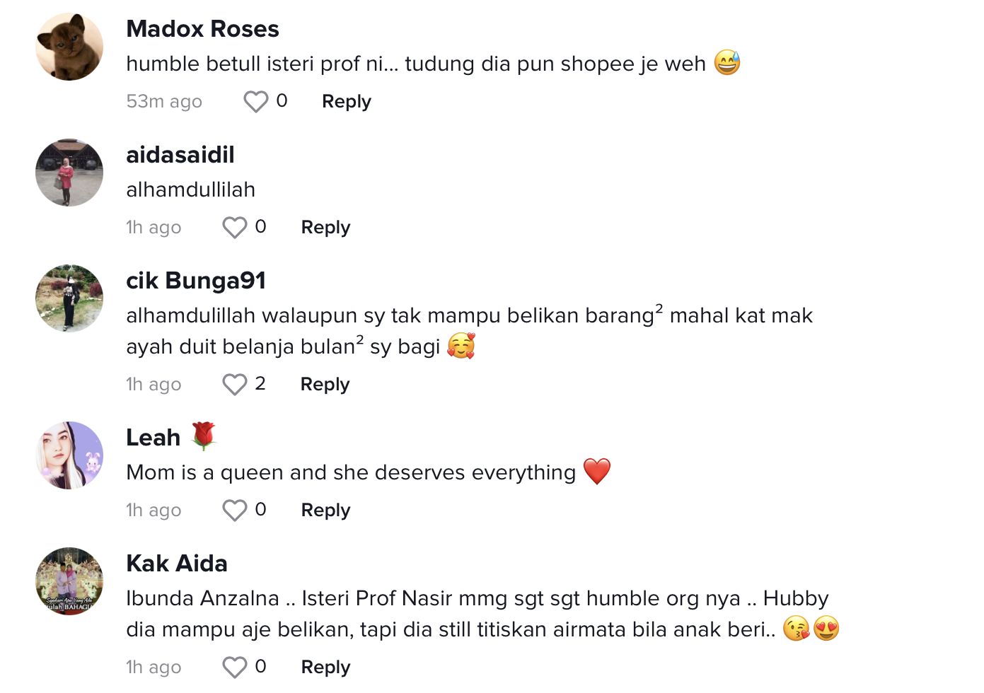 Anzalna Nasir Hadiahkan Rantai Berlian RM120,000 Untuk Ibu