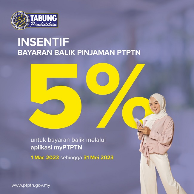 Lagi Manfaat Untuk Anda, Diskaun Bayaran PTPTN Sehingga 20 Peratus!