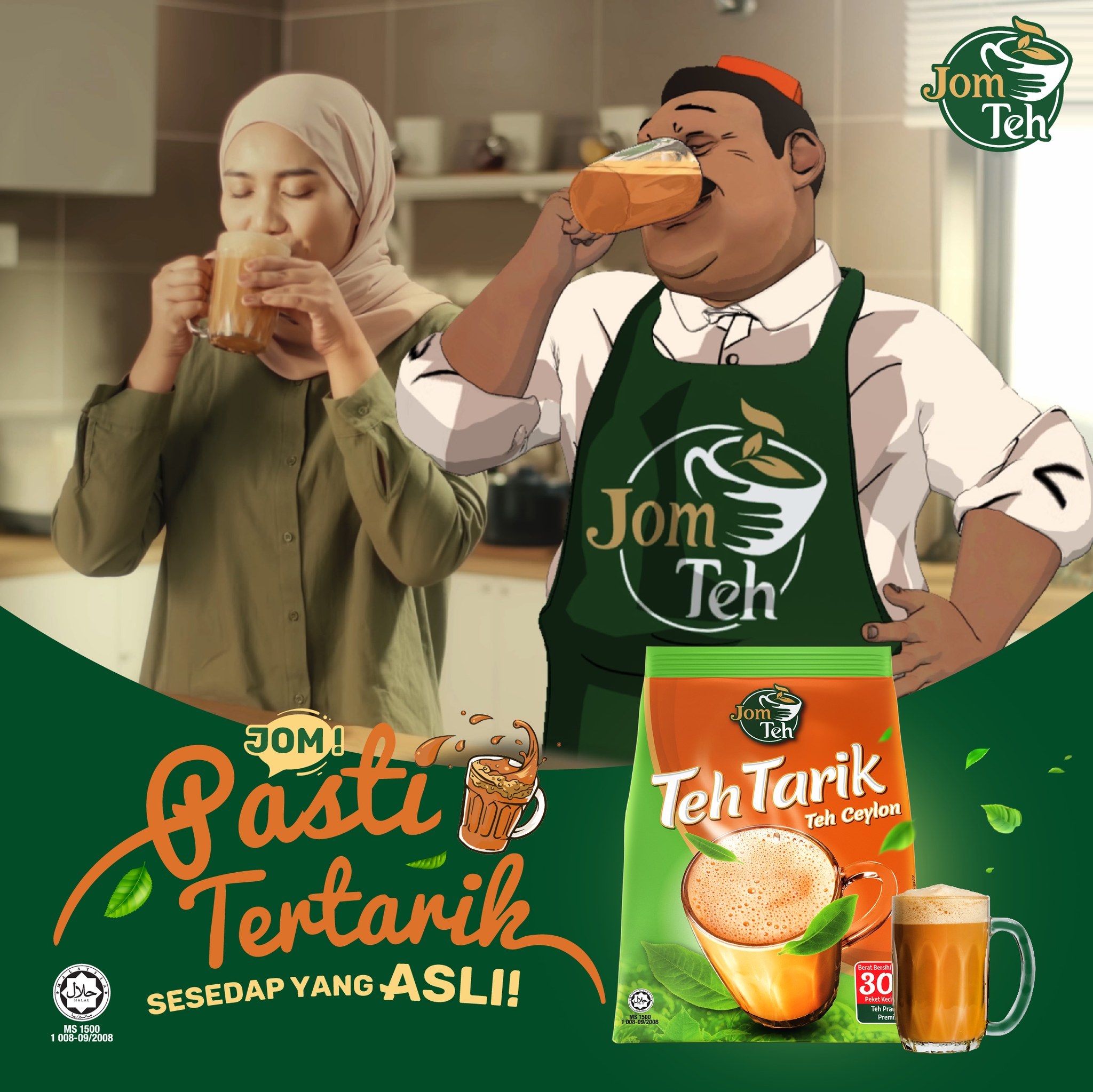 No More Lepak Mamak! Buat Teh Tarik Dengan 'Abang Jom' Jer