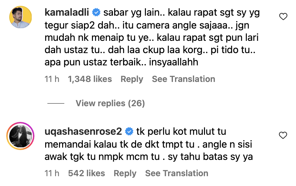 Dituduh Bergambar Terlalu Rapat Dengan UAI, Ini Jawapan Uqasha Senrose