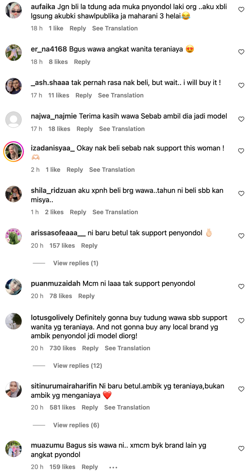 Pilih Misya Jadi Model Tudung, Wawa Zainal Dipuji Netizen
