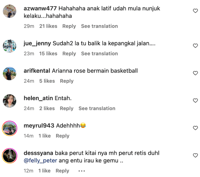 Fathia Latiff Kongsi Gambar Main Basketball Jadi Perhatian