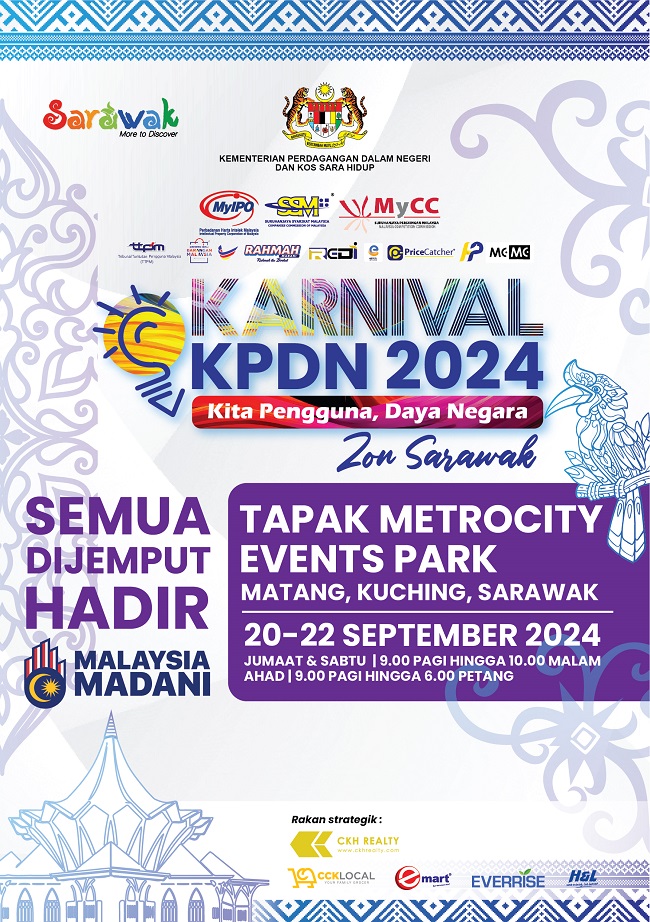 Karnival KPDN Zon Sarawak 2024: Jualan RAHMAH MADANI & Aktiviti Menarik ...