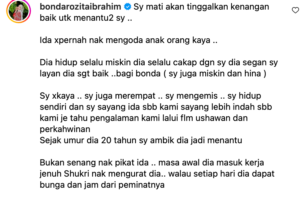 “Saya Tak Kaya, Saya Juga Merempat, Ida Tak Pernah Nak Goda Anak Orang ... “Saya Tak Kaya, Saya Juga Merempat, Ida Tak Pernah Nak Goda Anak Orang ...