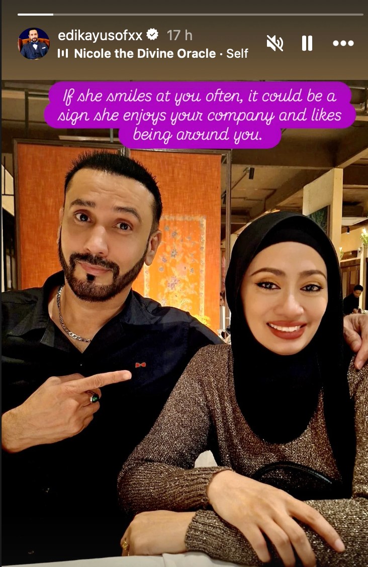 Edika Yusof Sambut Hari Bapa Dengan Bekas Isteri