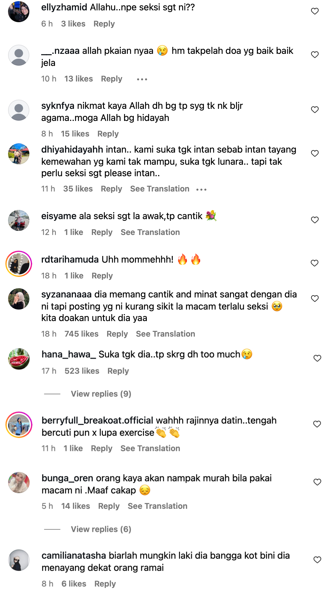 “Seksi Sangat, Malu Tengok” - Netizen