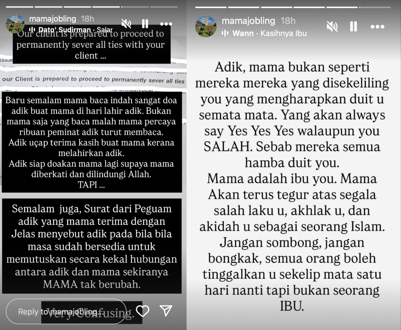 Ibu Terima Surat Peguam, Anna Didakwa Sedia Nak Putus Hubungan Ibu & Anak