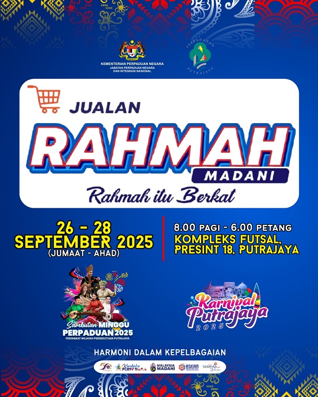 Wajib Pergi! Karnival Perpaduan Putrajaya 2025: Vibes Gempak, Makanan ...