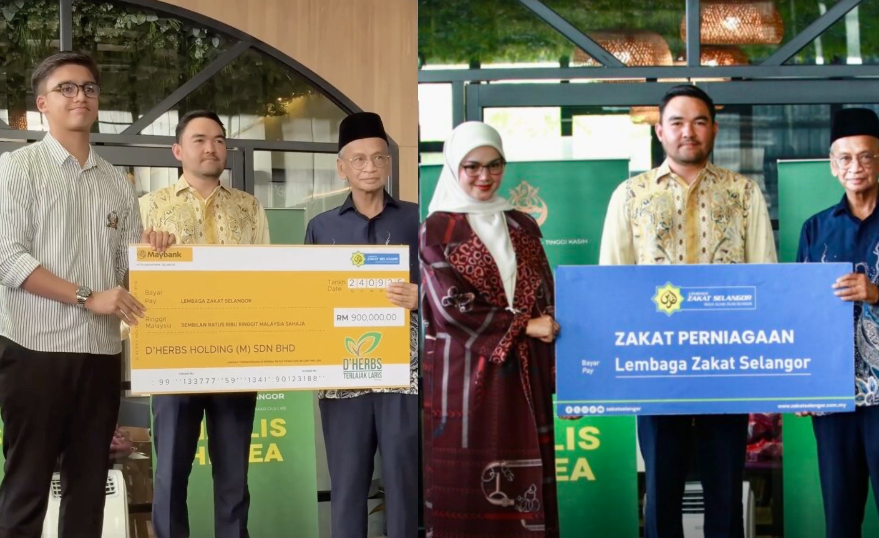 Siti Nurhaliza, Aliff Syukri Penyumbang Zakat Tertinggi