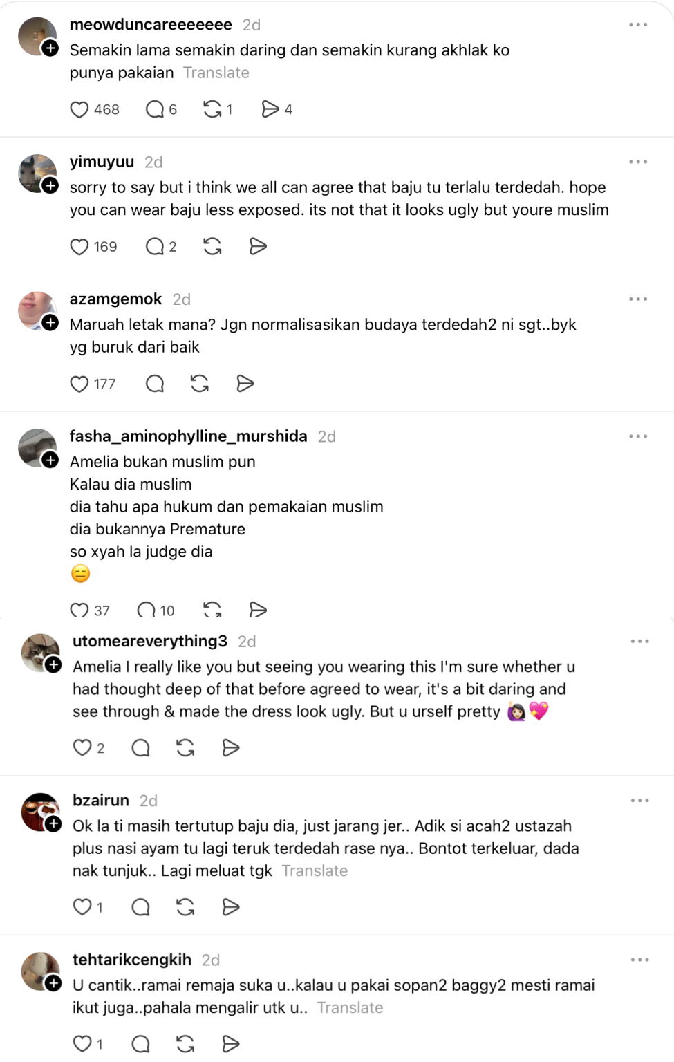 “Makin Daring” - Netizen Tegur Penampilan Amelia Henderson Terlalu Terdedah