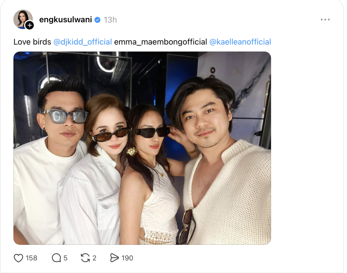 Emma Maembong, DJ Kidd Kembali Bercinta?